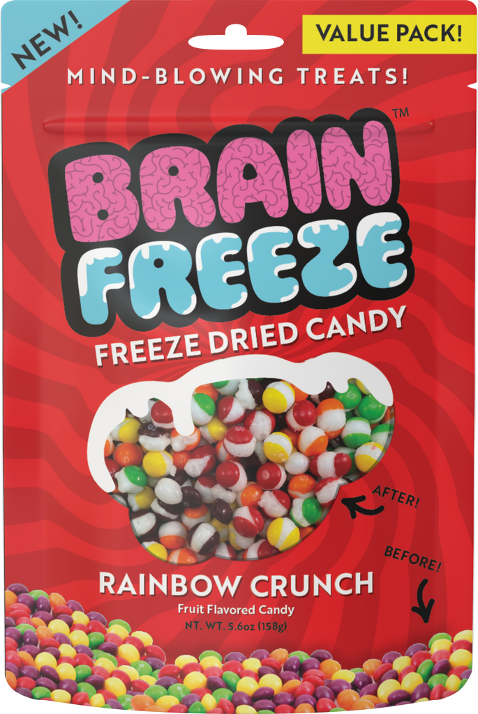 Rainbow Crunch Brain Freeze™ Freeze Dried Candy
