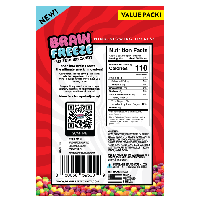Brain Freeze™ Best Seller Pack– Brain Freeze™ Freeze Dried Candy